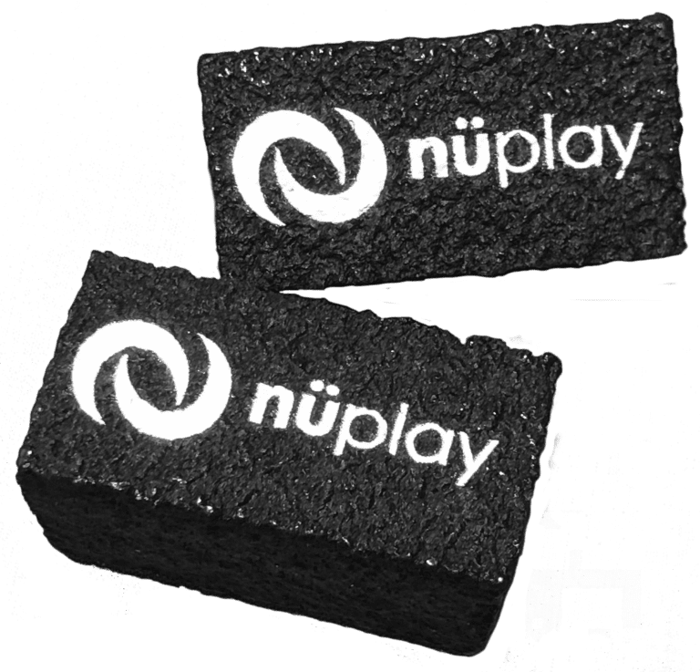 Rubber paddle cleaning block (2-pack) - Nüplay Sports